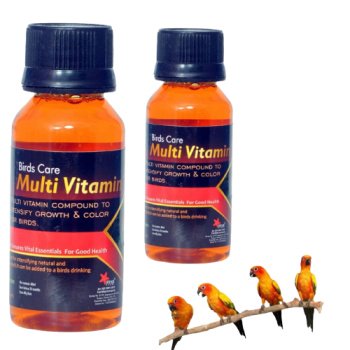 2 Pieces Birds Care Multivitamin for All Birds 60ML + 60ML/ Growth in ...